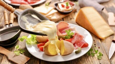 Valais raclette and fondue